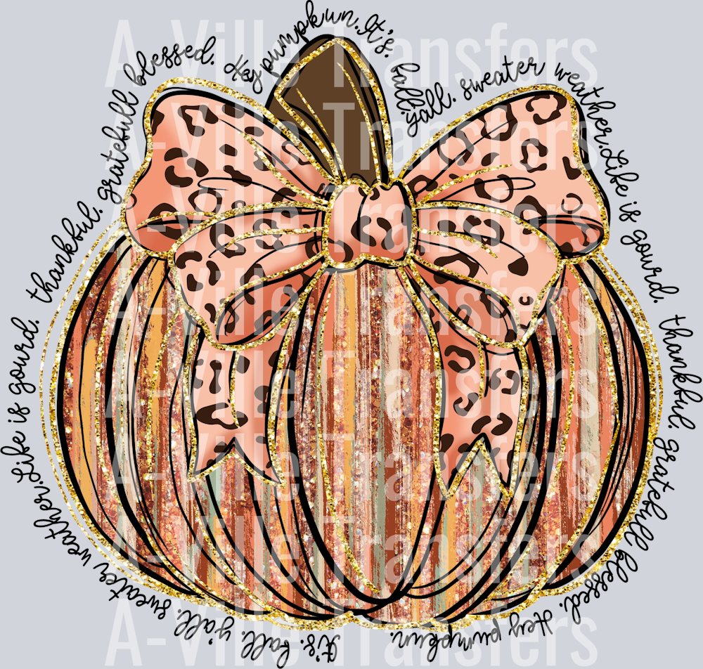 Fall Pumpkin – A-Ville Transfers